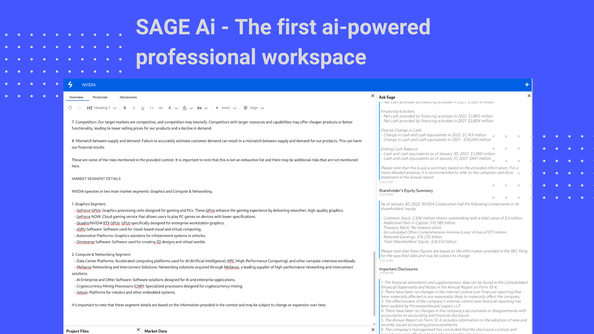 SAGEAi | Revolutionizing Financial Analysis with AI